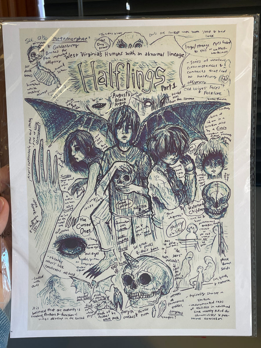 Halflings - WV Cryptid Art Print - 8 1/2 x 11 – The Red Caboose