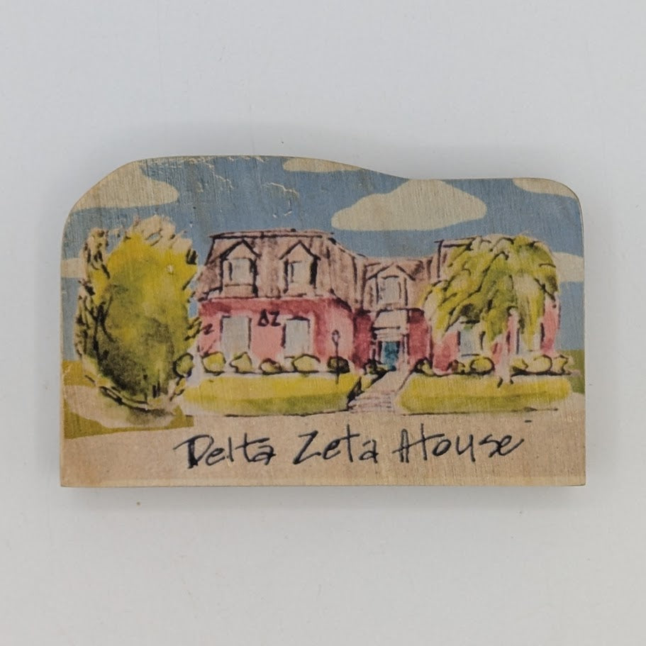 Delta Zeta House Campus Cutout – The Red Caboose