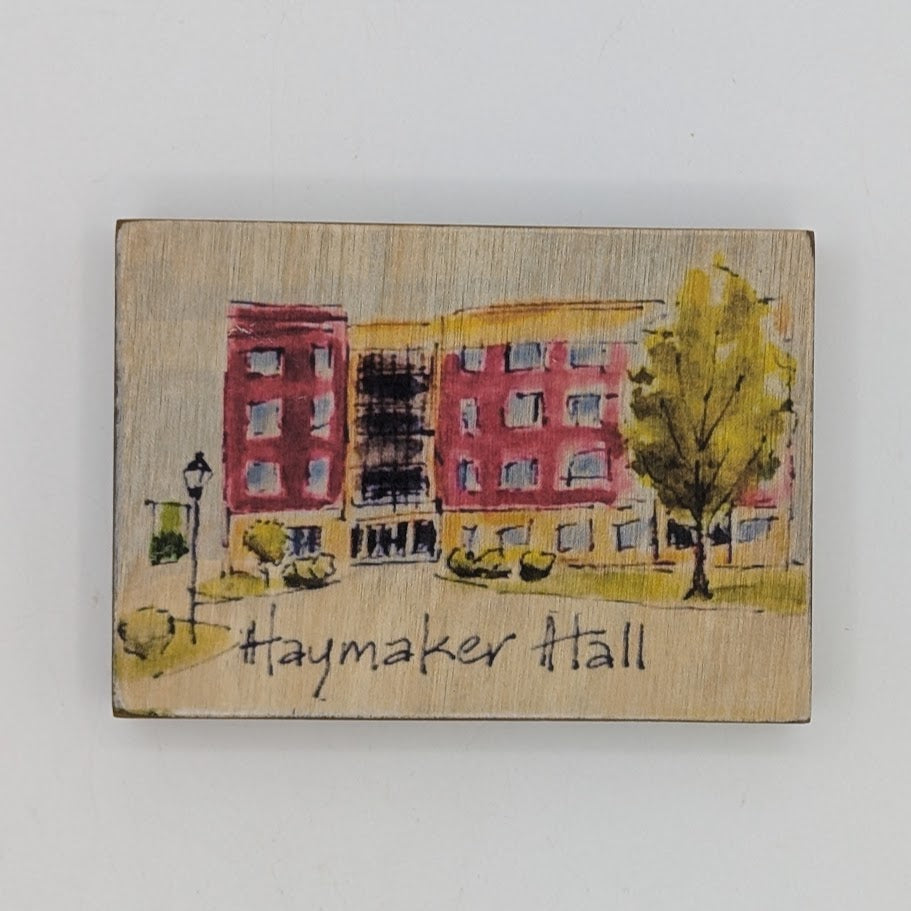 Haymaker Hall Campus Cutout – The Red Caboose