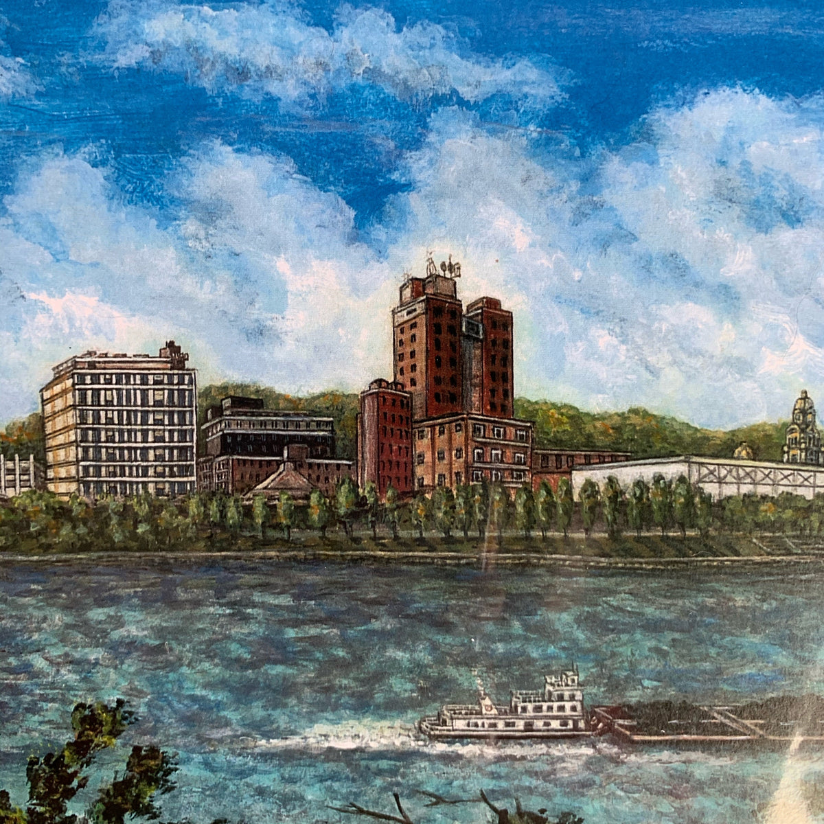 Huntington Skyline Day Art Print – The Red Caboose