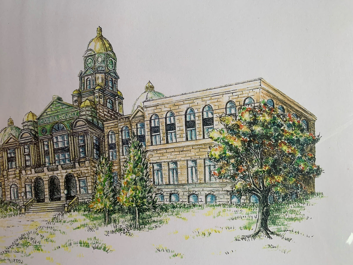 Cabell County Courthouse Art Print – The Red Caboose
