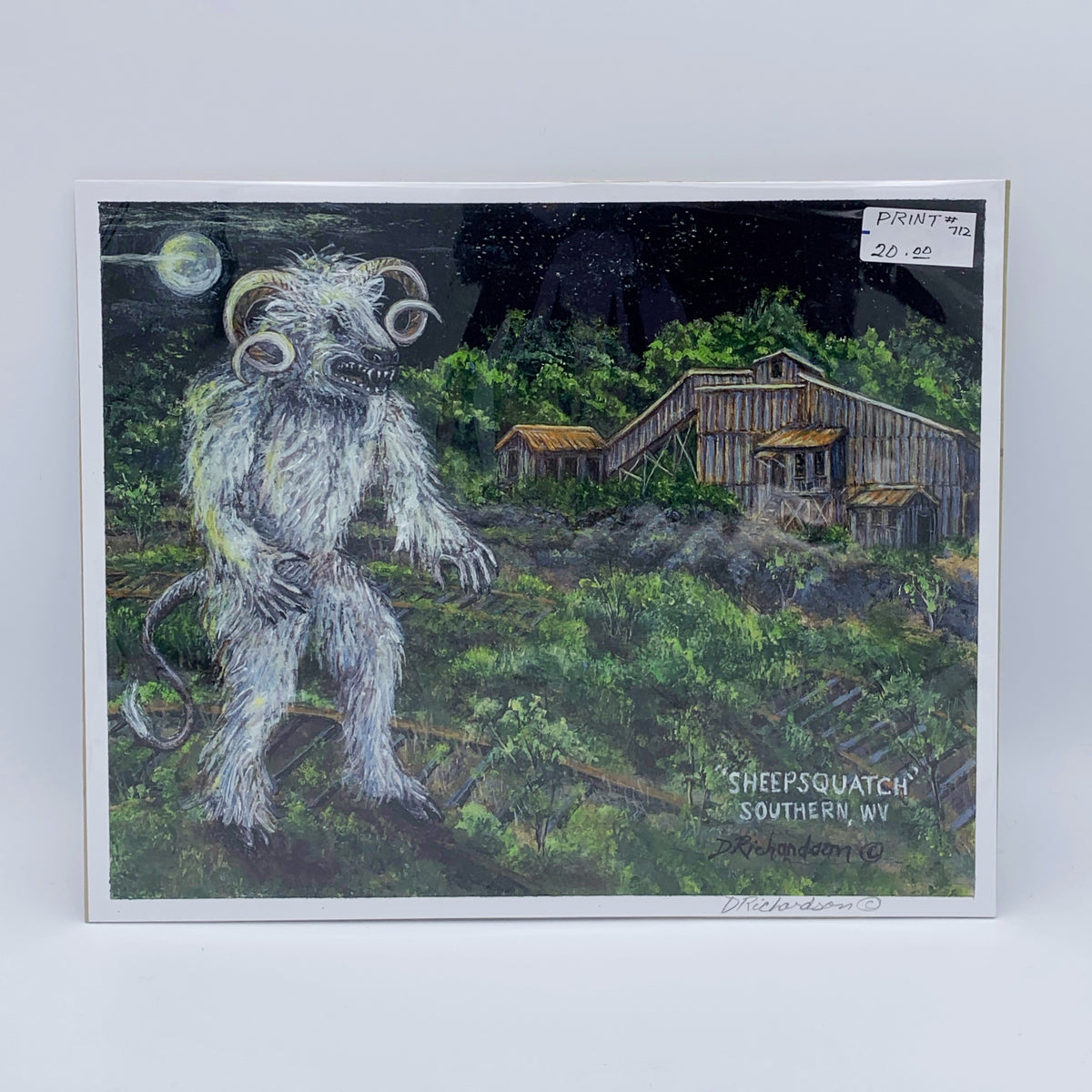 Sheepsquatch Art Print – The Red Caboose