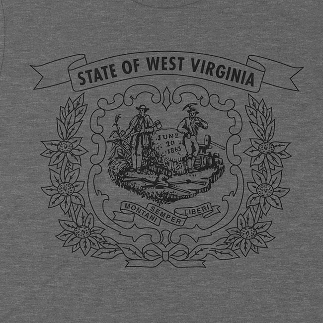 West Virginia State Seal T-Shirt – The Red Caboose